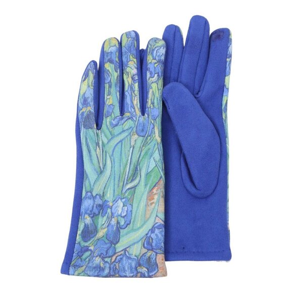 Accessories | Fine Art Touch Screen Gloves Van Gogh Irises | Poshmark